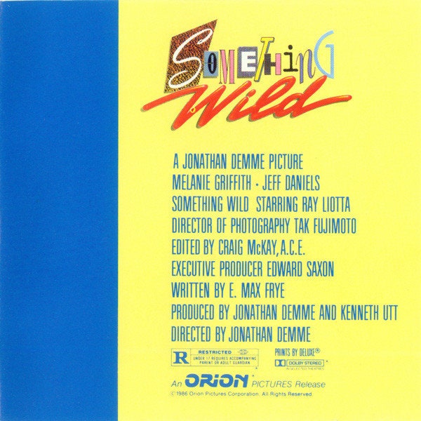 Something Wild CD Motion Picture Soundtrack New Order Oingo | Etsy