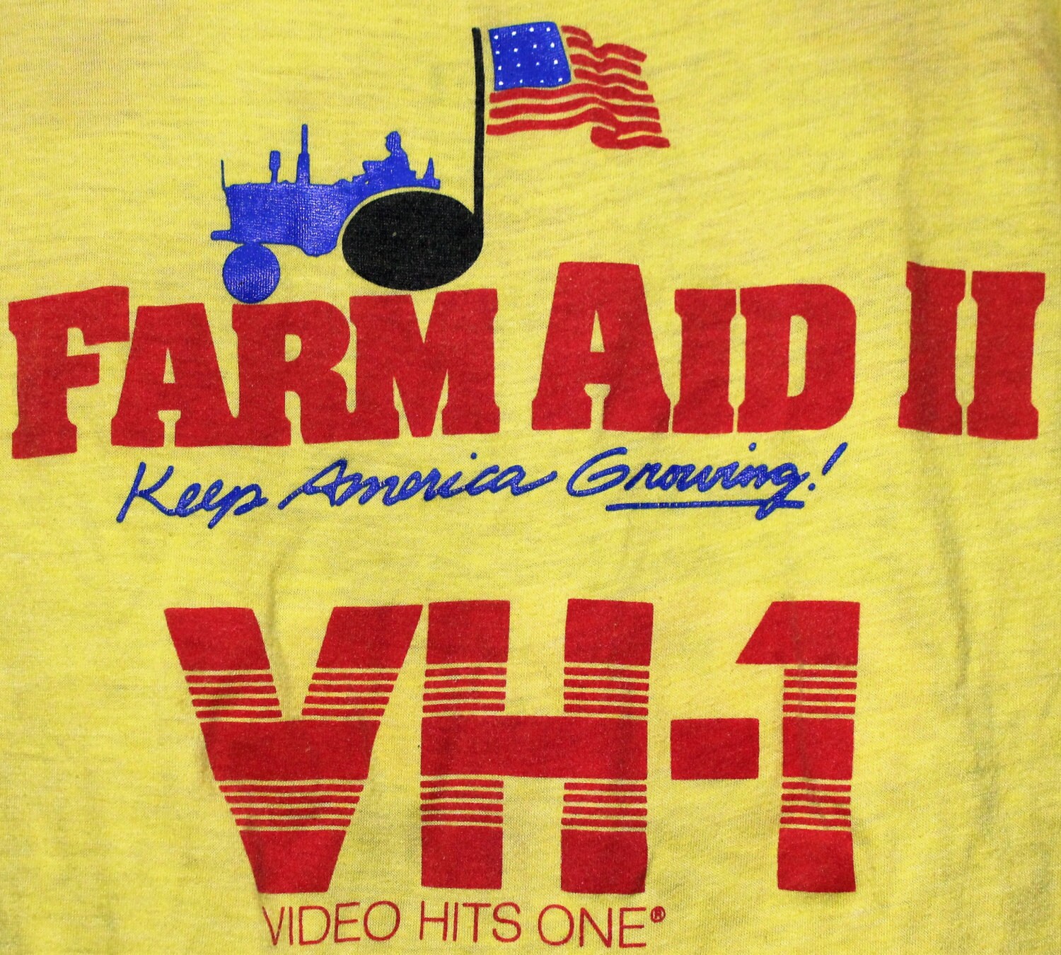 Farm Aid II Crew T Shirt! Authentic Vintage 1986! Farm Aid ~ Grateful ...