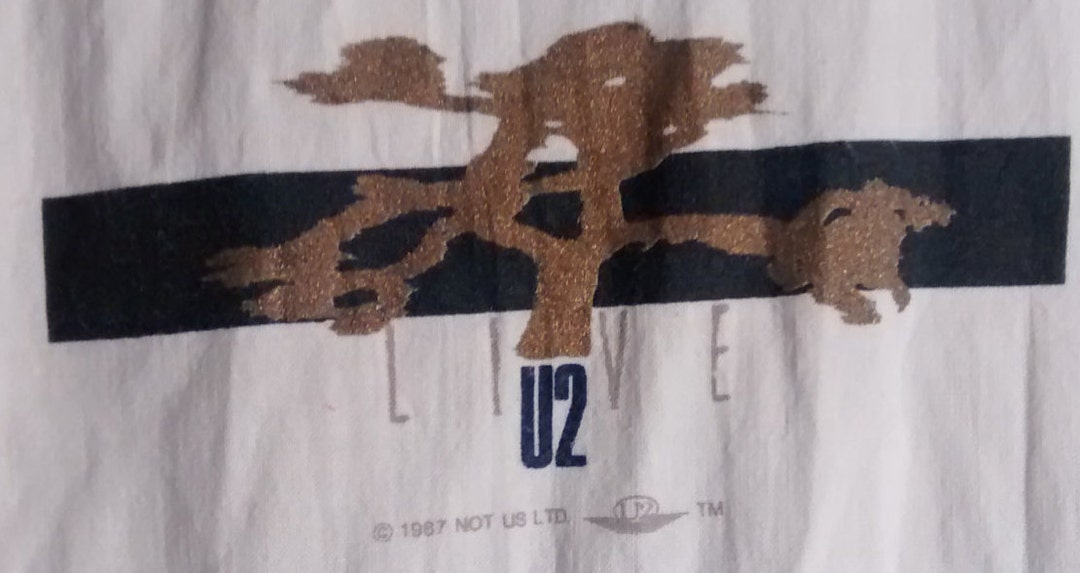 Vintage U2 Joshua Tree Tour Button Shirt - 1987 - XXL - Etsy