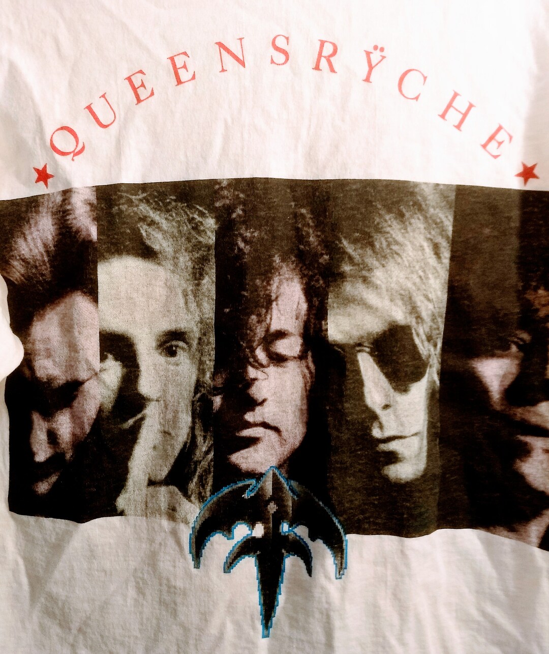 Queensryche, Concert T, Super RARE Europe/japan Band T Authentic ...