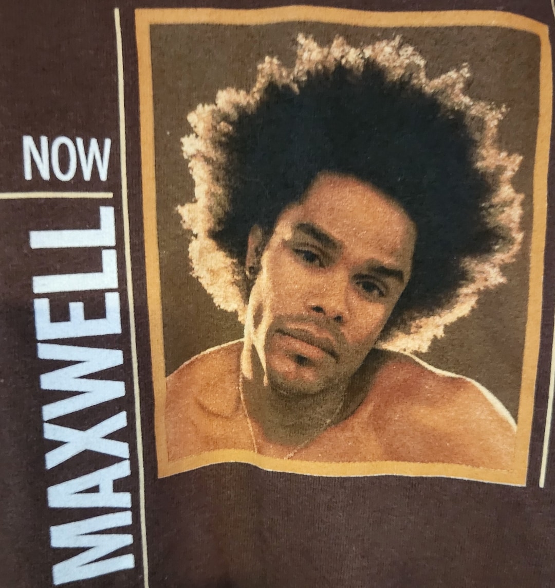 Vintage Maxwell 'now' Tour T-shirt - 2001 Concert - Extra Large - Etsy
