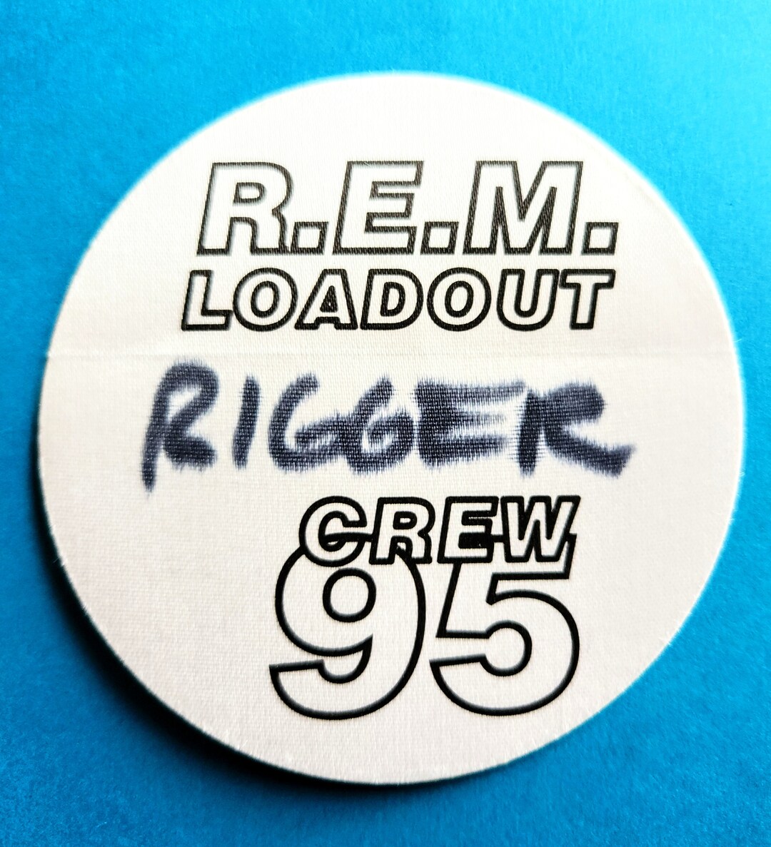 R.E.M., Satin Backstage Pass! Authentic Vintage '95! REM, "monster ...