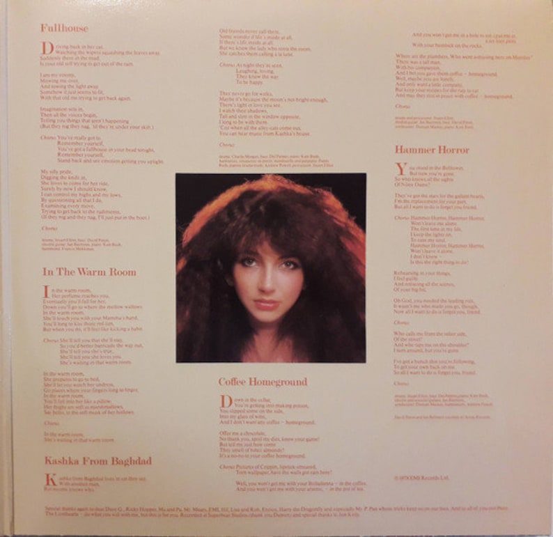 Kate Bush Vinyl Record Album Embossed Canadian Import - Etsy