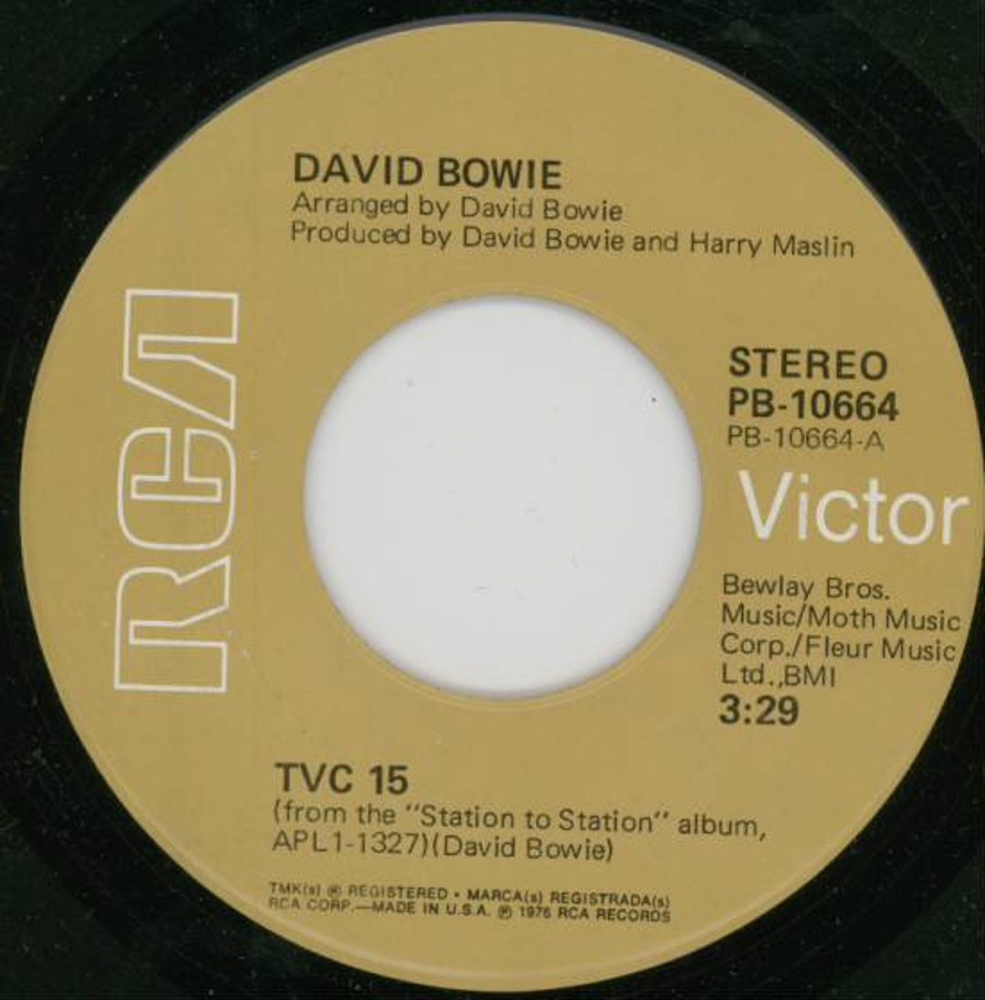 David Bowie, TVC 15 / We Are the Dead, 7" Vinyl Single, 1976 US Release ...