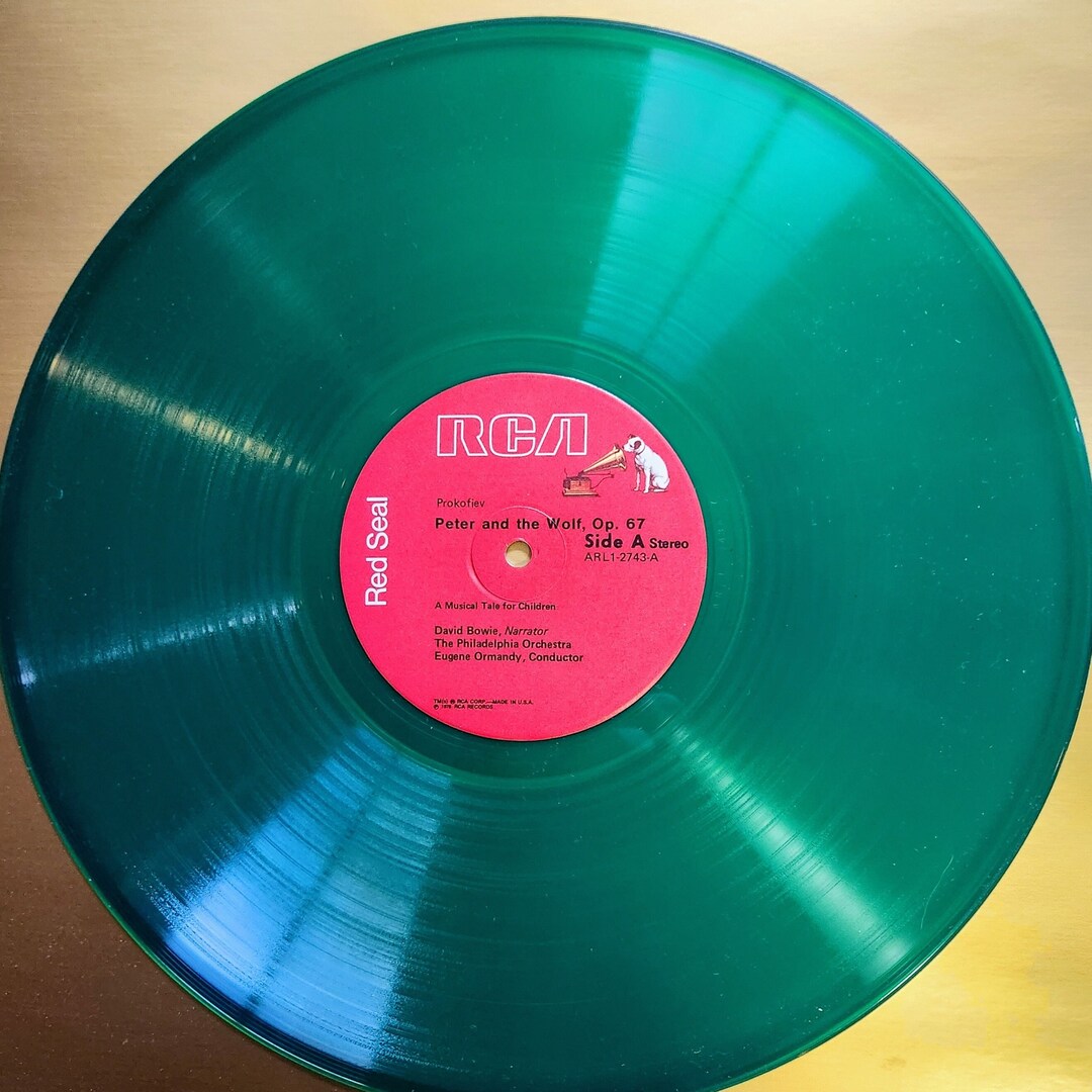 David Bowie Vinyl Record Limited Edition Green Vinyl - Etsy