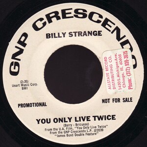 Billy Strange, 7" Vinyl Record, RARE Promo! Authentic Vintage 1967 ...