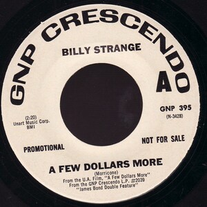 Billy Strange, 7" Vinyl Record, RARE Promo! Authentic Vintage 1967 ...