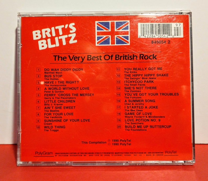 British Invasion CD Canadian Import Authentic Vintage | Etsy
