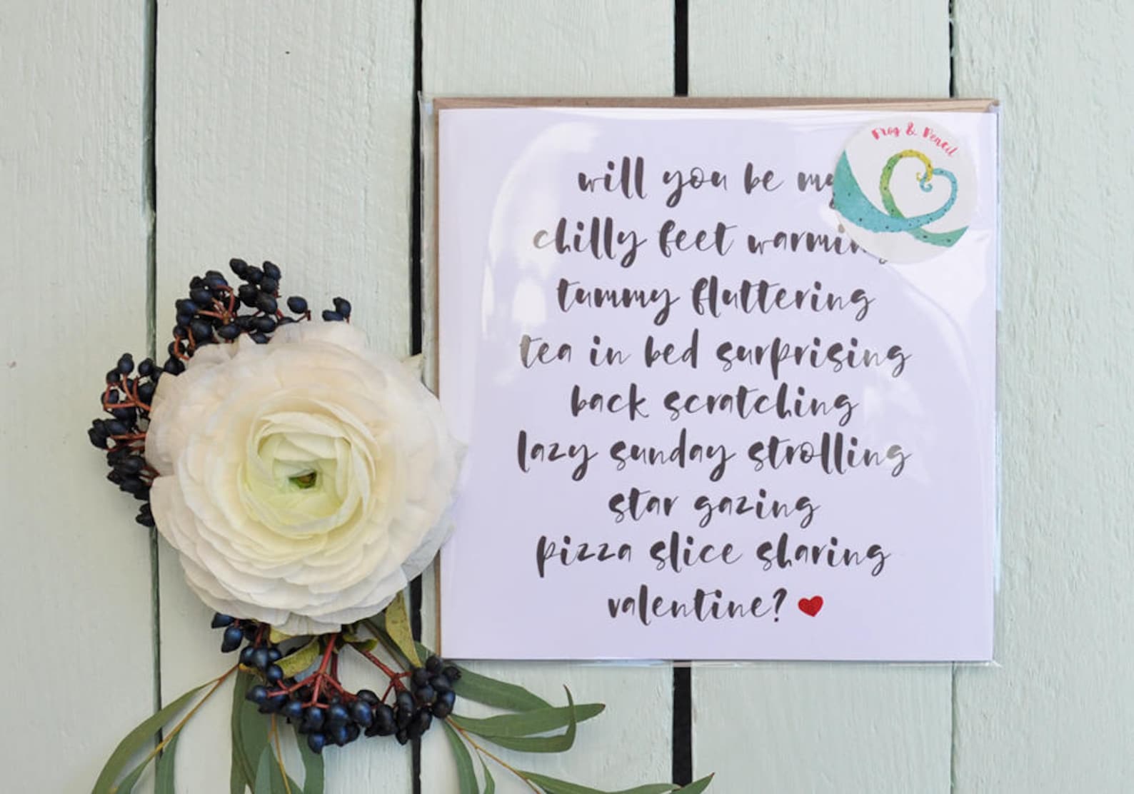 Will You Be My Valentine Card Cute Valentine's Card Funny Valentine's ...