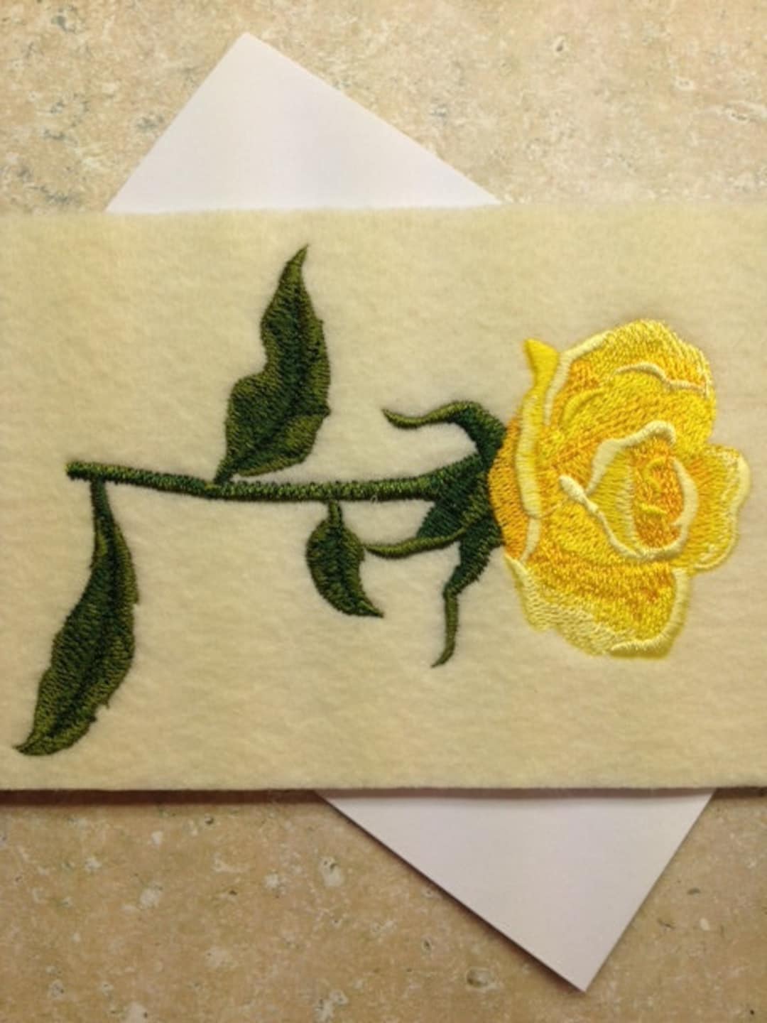 Any Occasion Cards Yellow Rose - Etsy