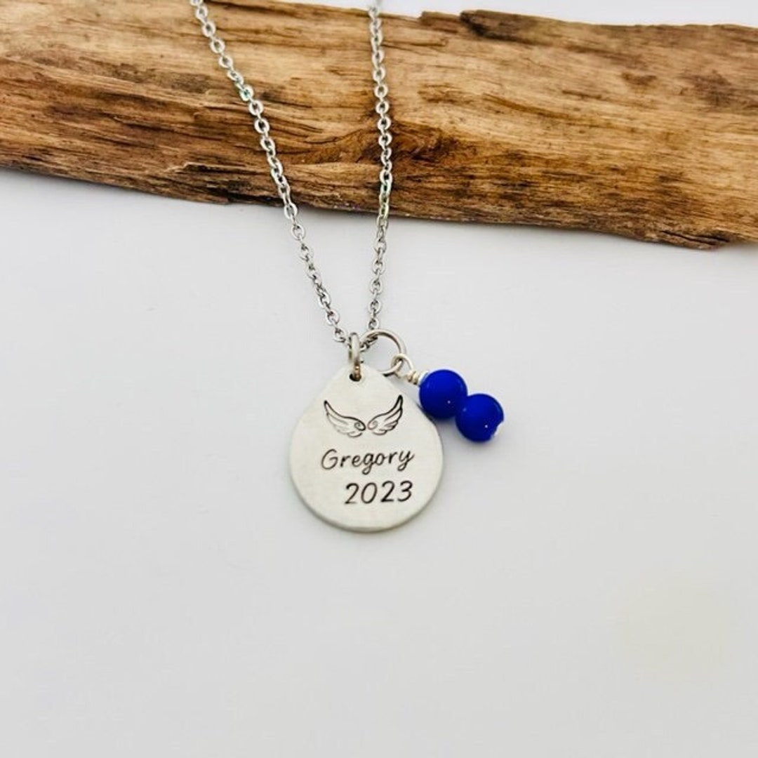 Police Remembrance Necklace Personalized With Name Officer - Etsy