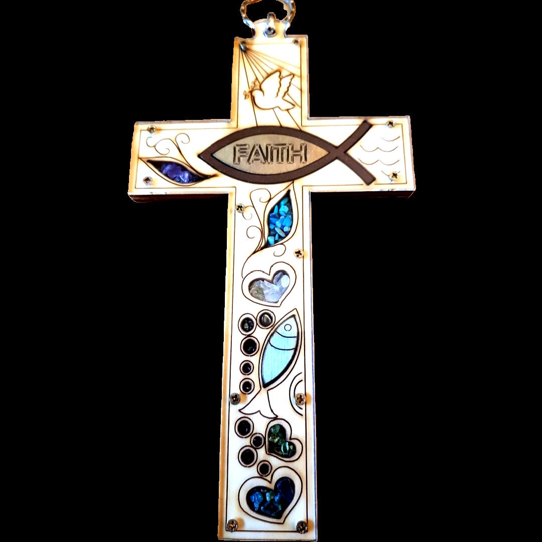 Bluenoemi Catholic Wall Cross for Home Decor. Spiritual Faith - Etsy