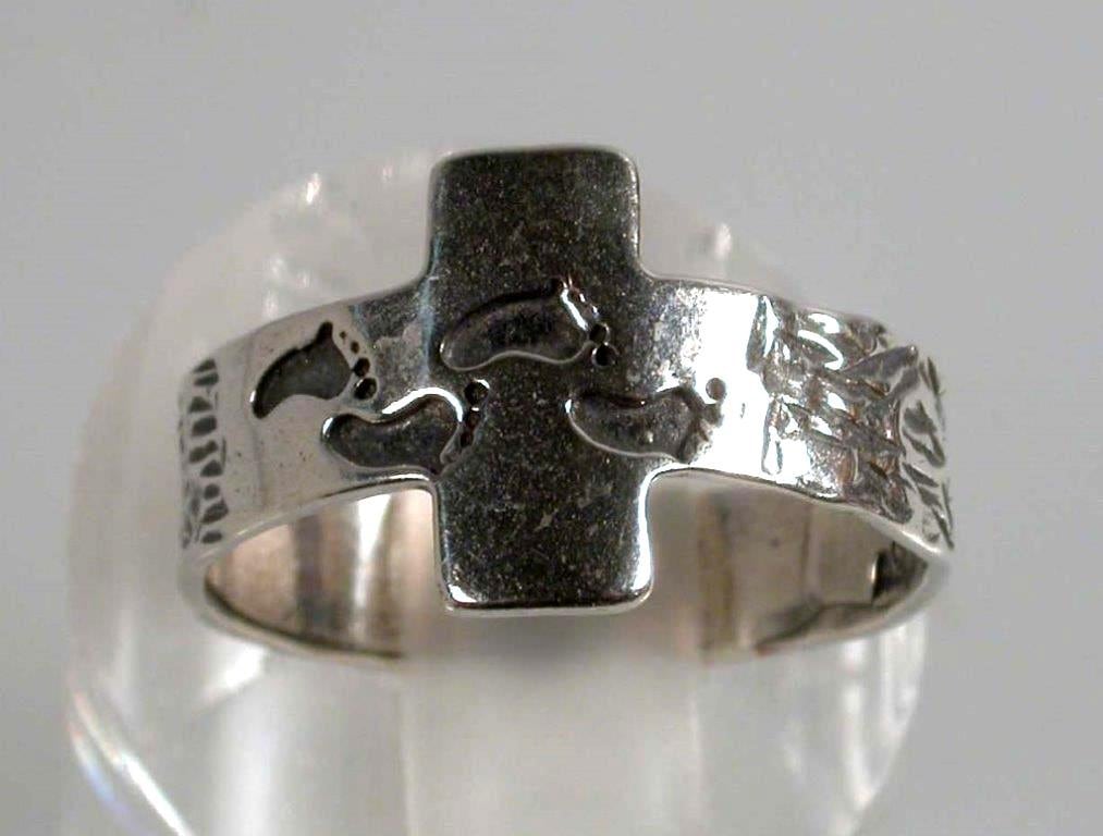 Sterling Silver Cross Ring, Christian Jewelry , Christian Cross, Cross ...
