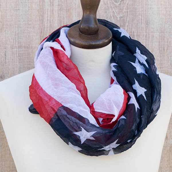 American Flag Scarf - Etsy