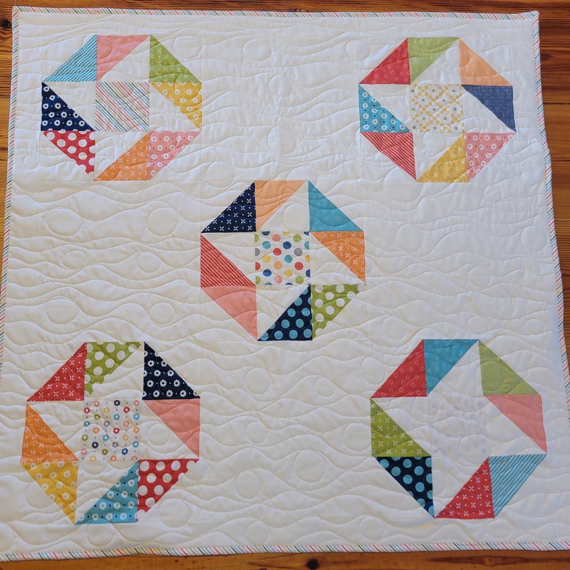 Modern Baby Quilt - Etsy