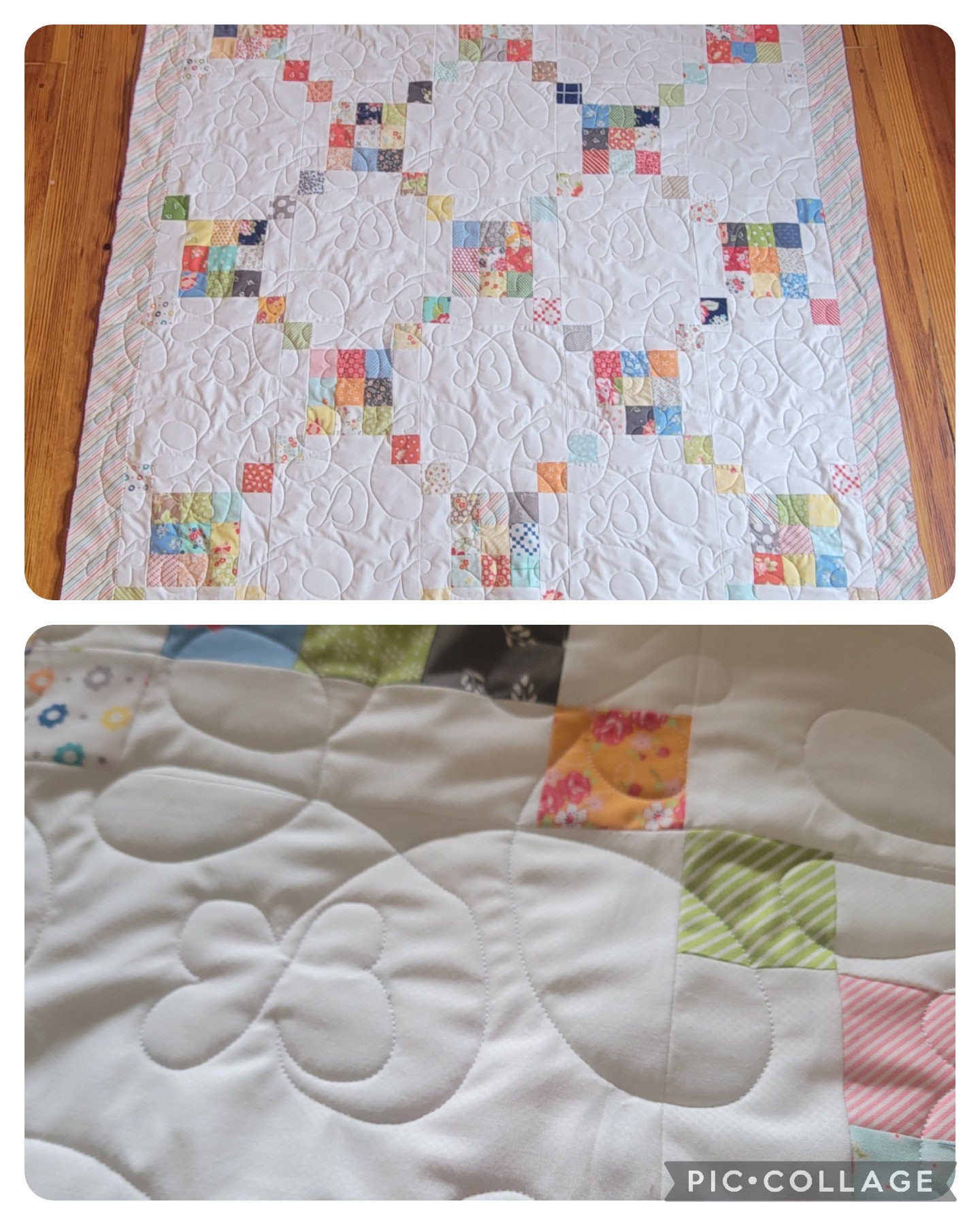 Irish Chain Quilt Pattern, Flower Path Design, Beginner Friendly, PDF ...
