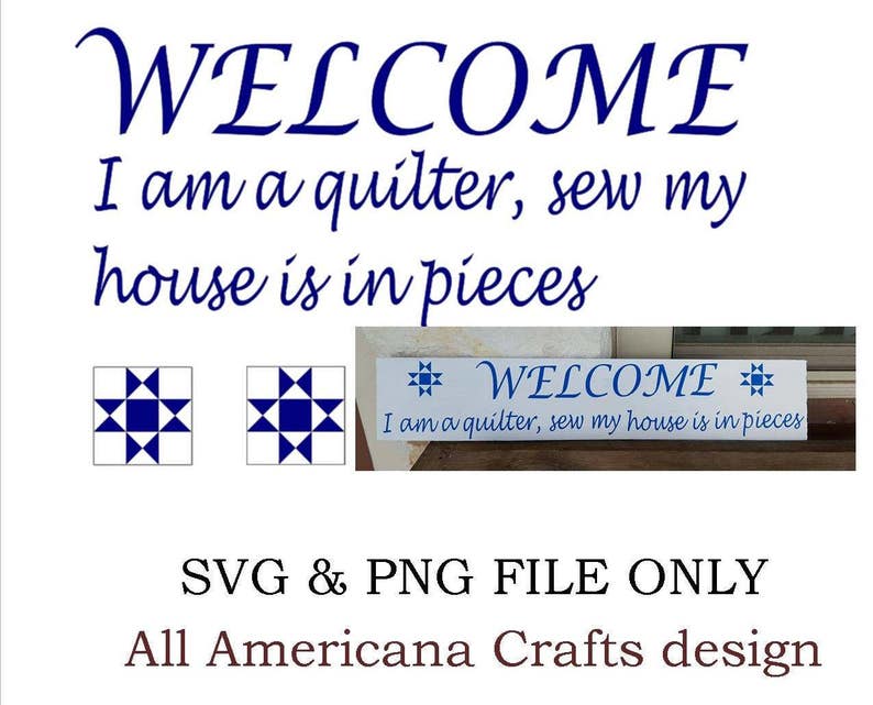 Quilting SVG Sign, Quilting Welcome Sign, Quilt Digital Download SVG ...