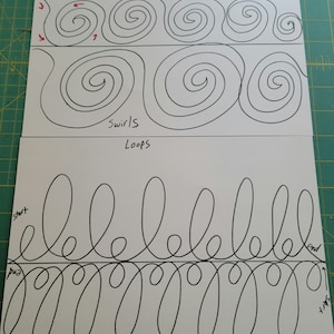 Free Motion Quilting Tutorial: Beginner FMQ Templates (PDF Download) - Etsy