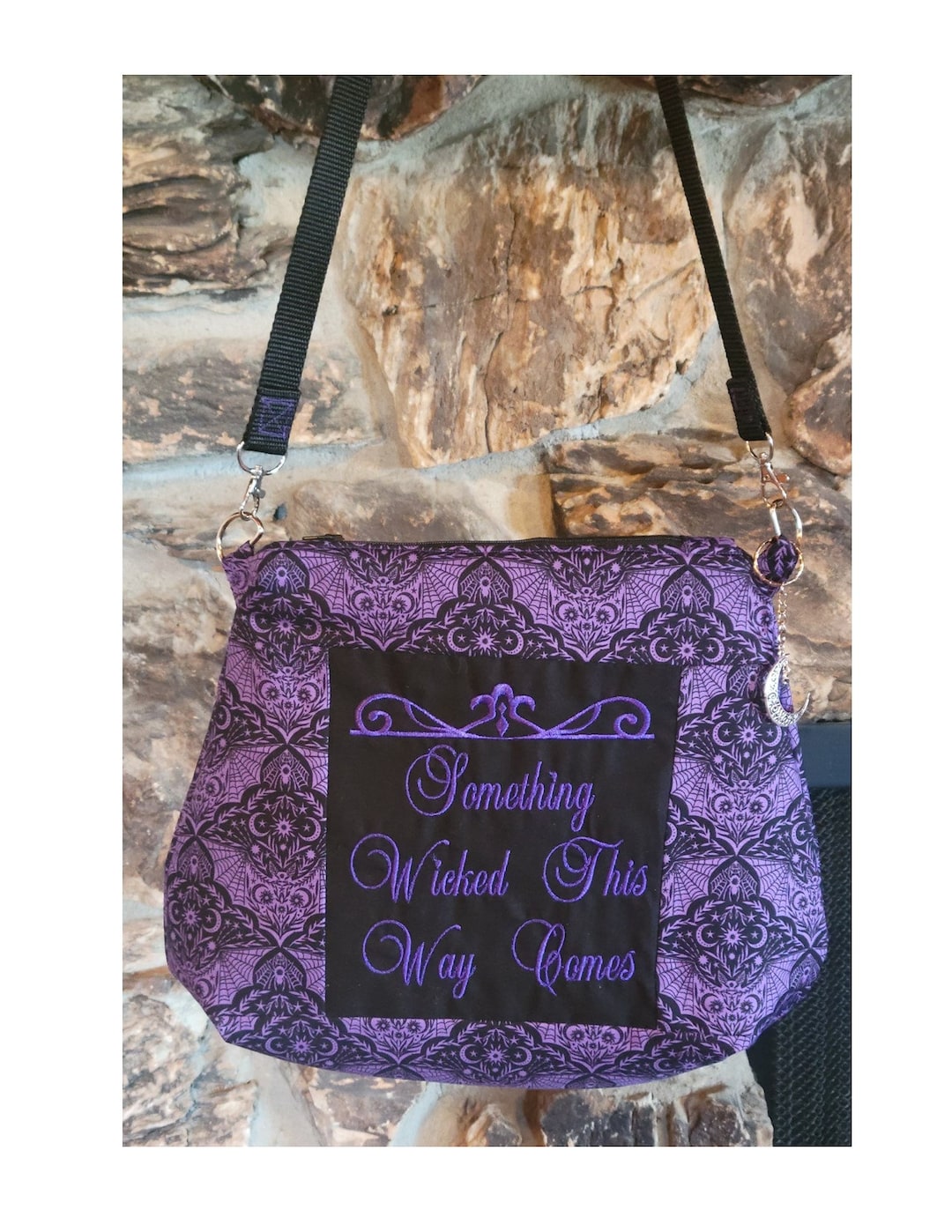 Gothic Bag Halloween Purse Wicked Witch Halloween Witchy Goth, Moon Bag ...