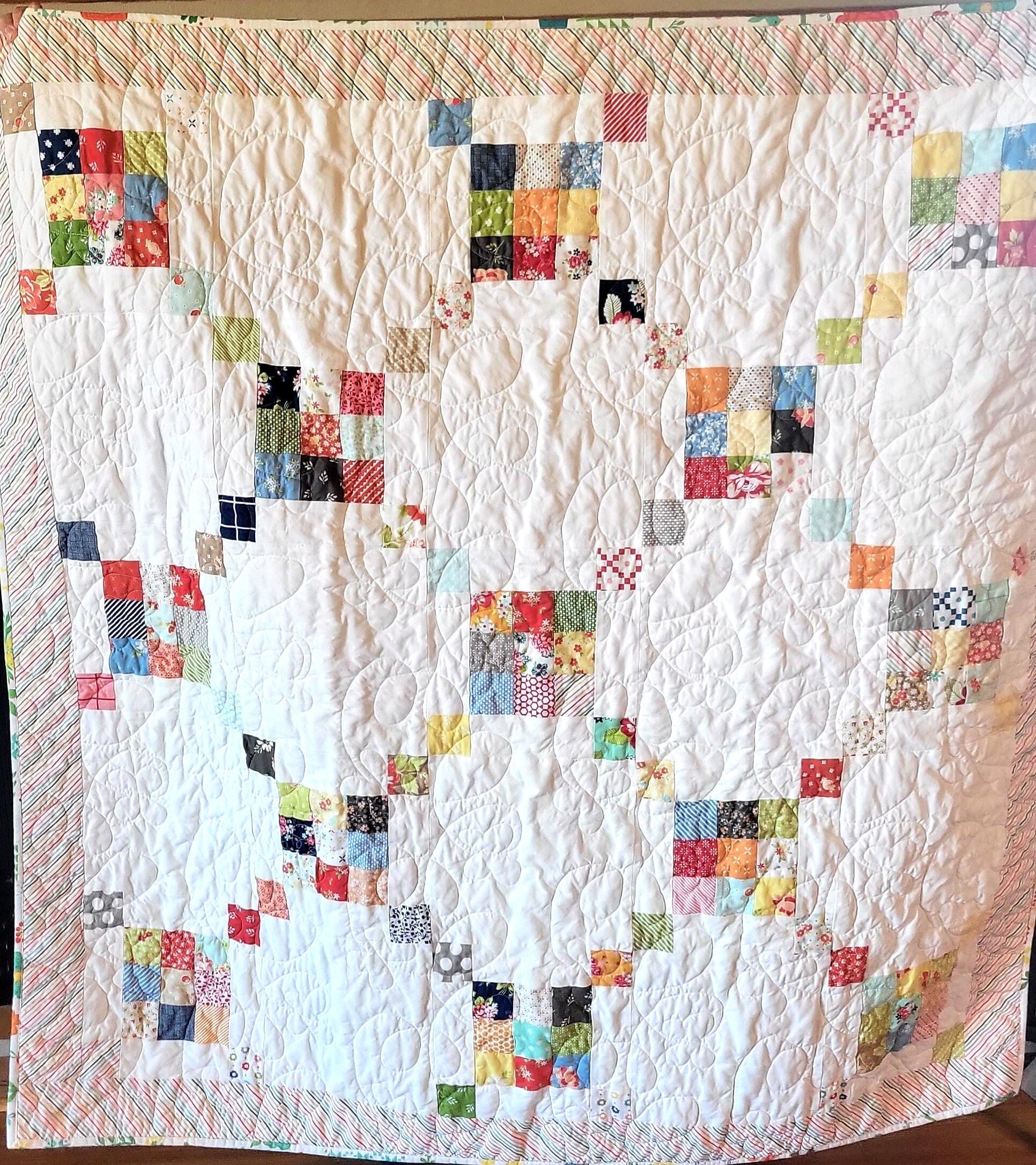 Irish Chain Quilt Pattern, Flower Path Design, Beginner Friendly, PDF ...