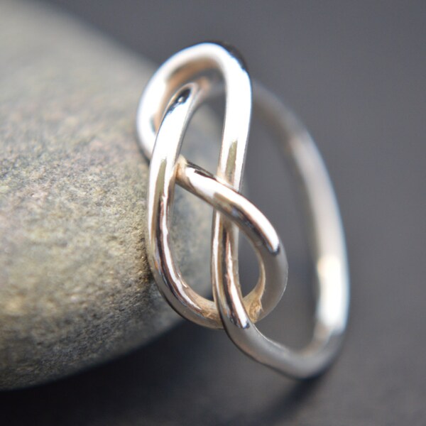 Infinity Ring Silver - Etsy