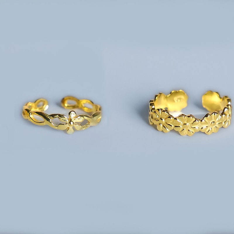 Gold Toe Rings - Etsy