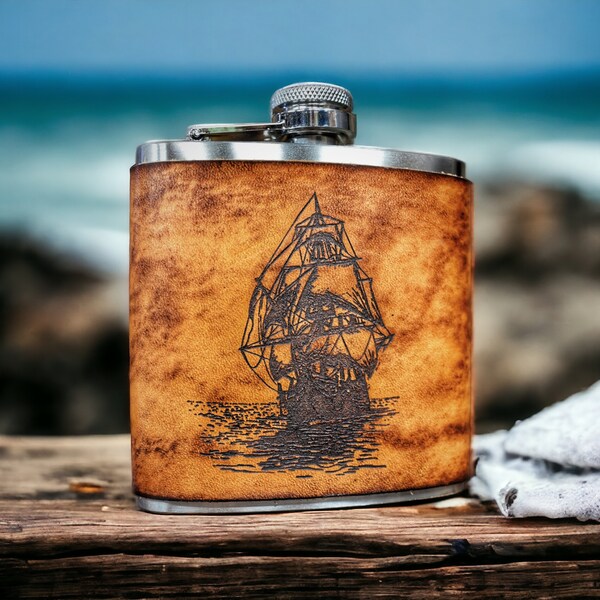 Steampunk Flask - Etsy