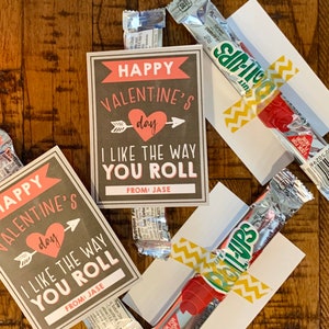 VALENTINE'S CARD - I Like the Way You Roll - Etsy