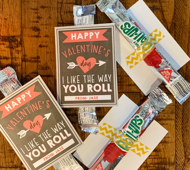 VALENTINE'S CARD I Like the Way You Roll - Etsy