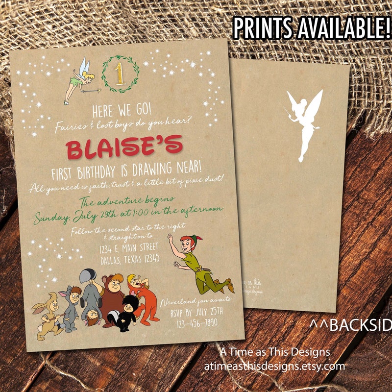 Peter Pan Birthday - Etsy