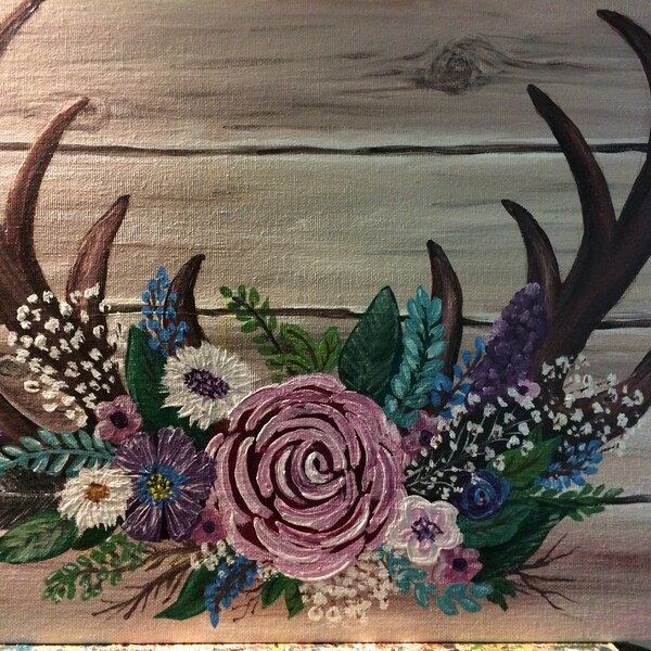 Flower Antlers - Etsy