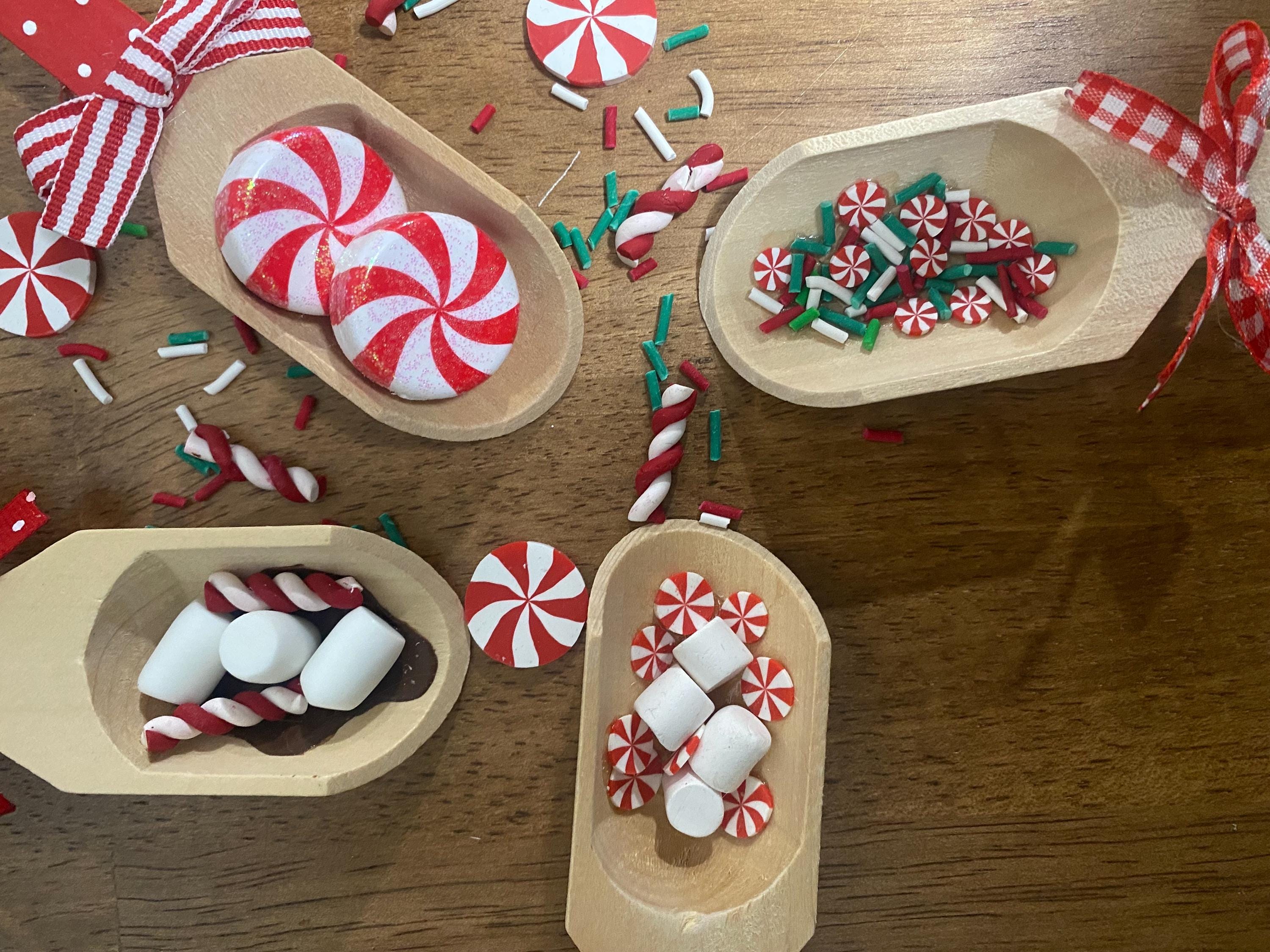 Faux Sprinkle Scoops: Christmas Tiered Tray Decor - Etsy