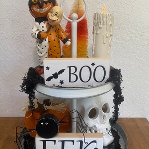 Boo Halloween Sign / Eek Halloween Sign / Halloween Decor / Fall Decor ...