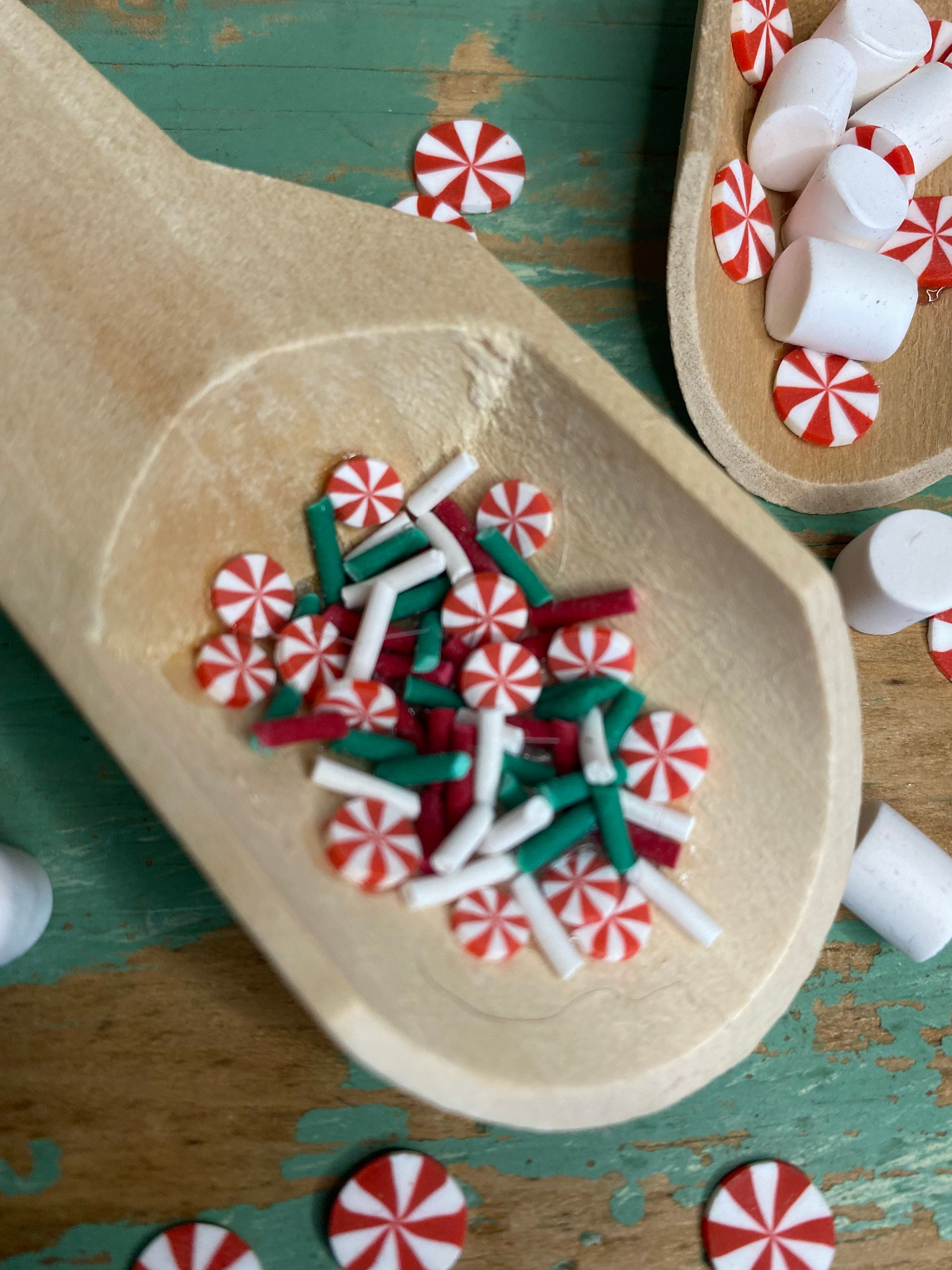 Mini Faux Sprinkle Scoops / Tiered Tray Decor / Tiered Tray - Etsy