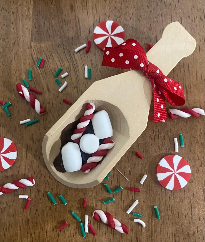 Faux Sprinkle Scoops: Christmas Tiered Tray Decor - Etsy
