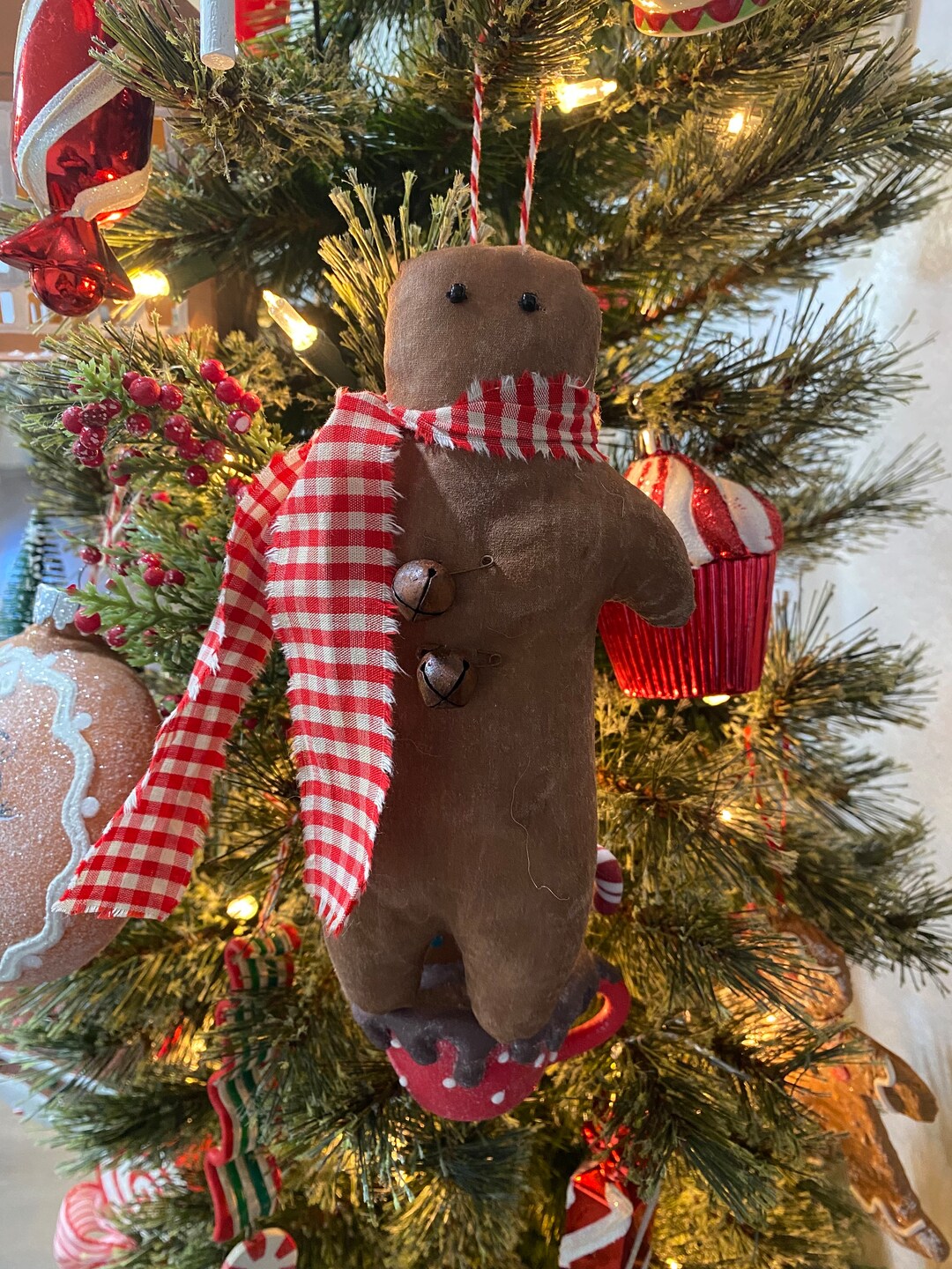 Primitive Gingerbread Decor / Gingerbread Decor / Christmas Ornament ...