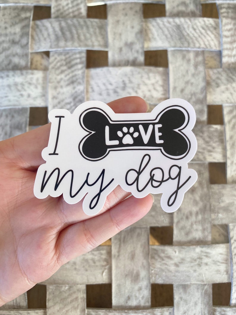 Dog Sticker Set / Water Resistant Vinyl Sticker / Set of 5 - Etsy