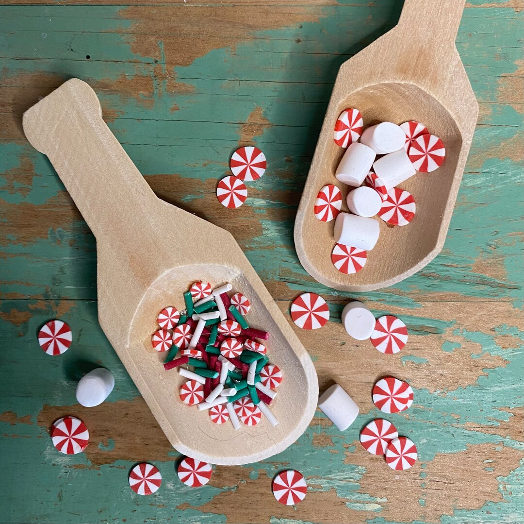 Mini Faux Sprinkle Scoops / Tiered Tray Decor / Tiered Tray - Etsy
