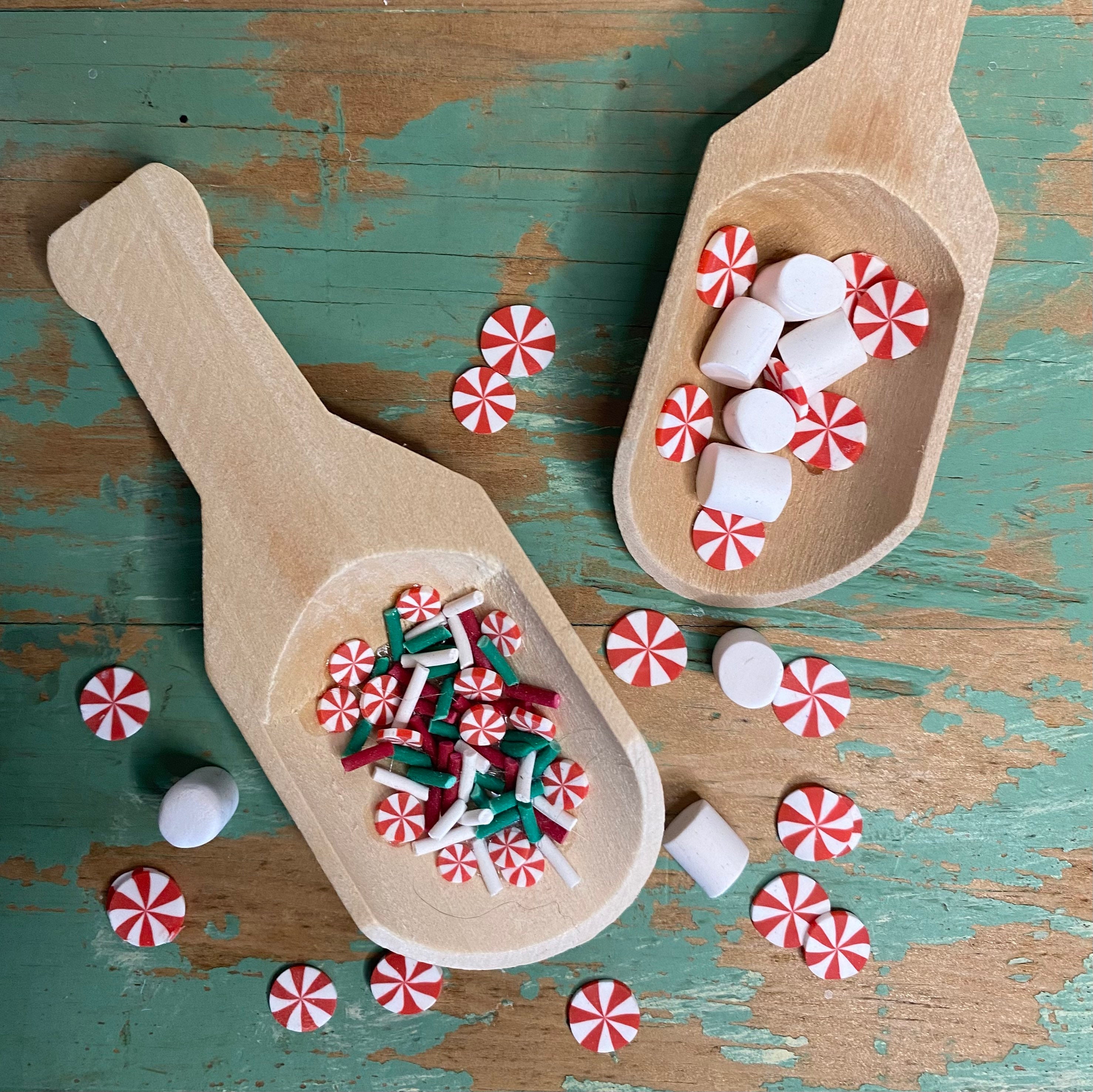 Mini Faux Sprinkle Scoops / Tiered Tray Decor / Tiered Tray - Etsy