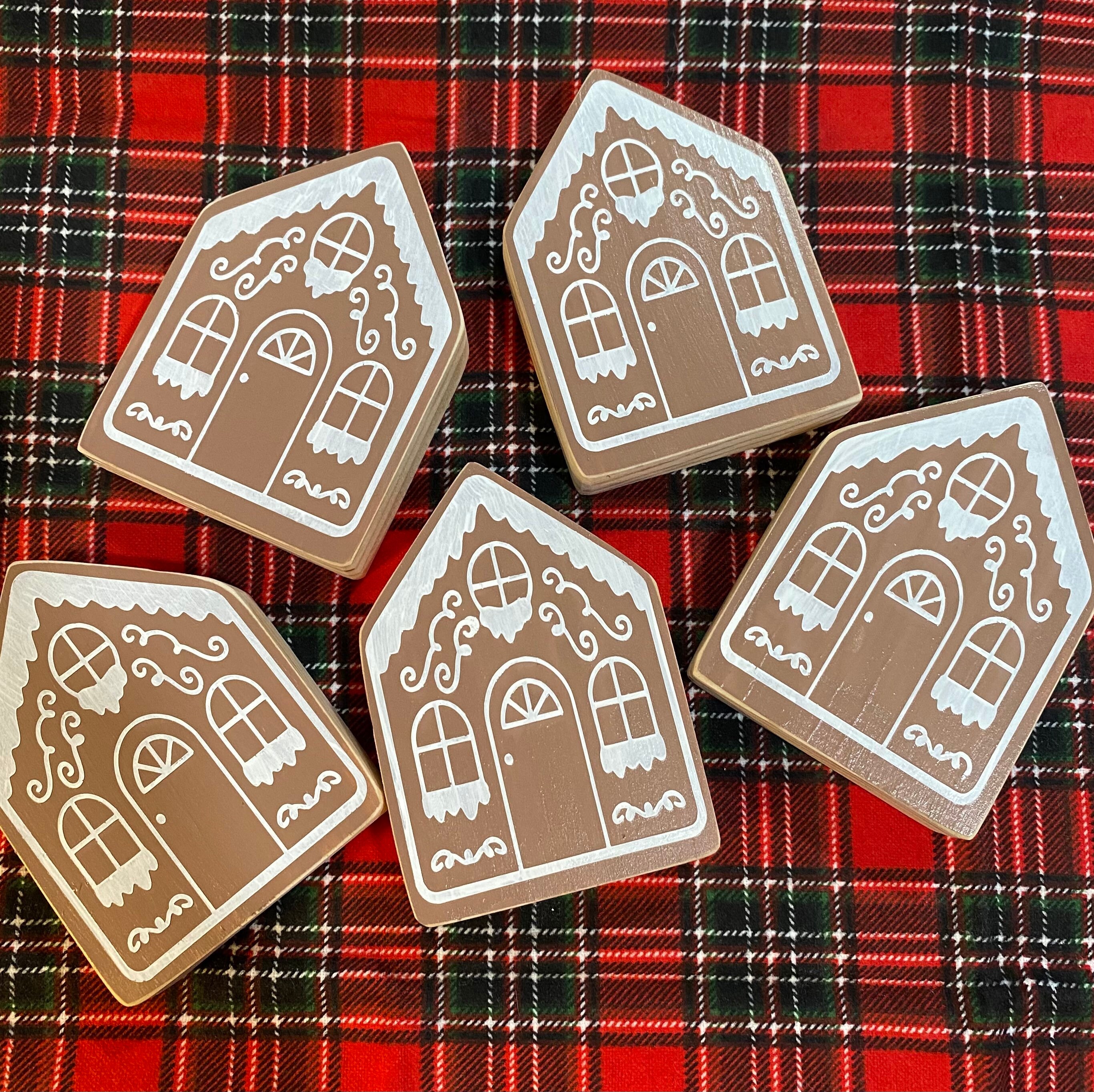 Gingerbread House Tiered Tray Block / Tiered Tray Decor / - Etsy