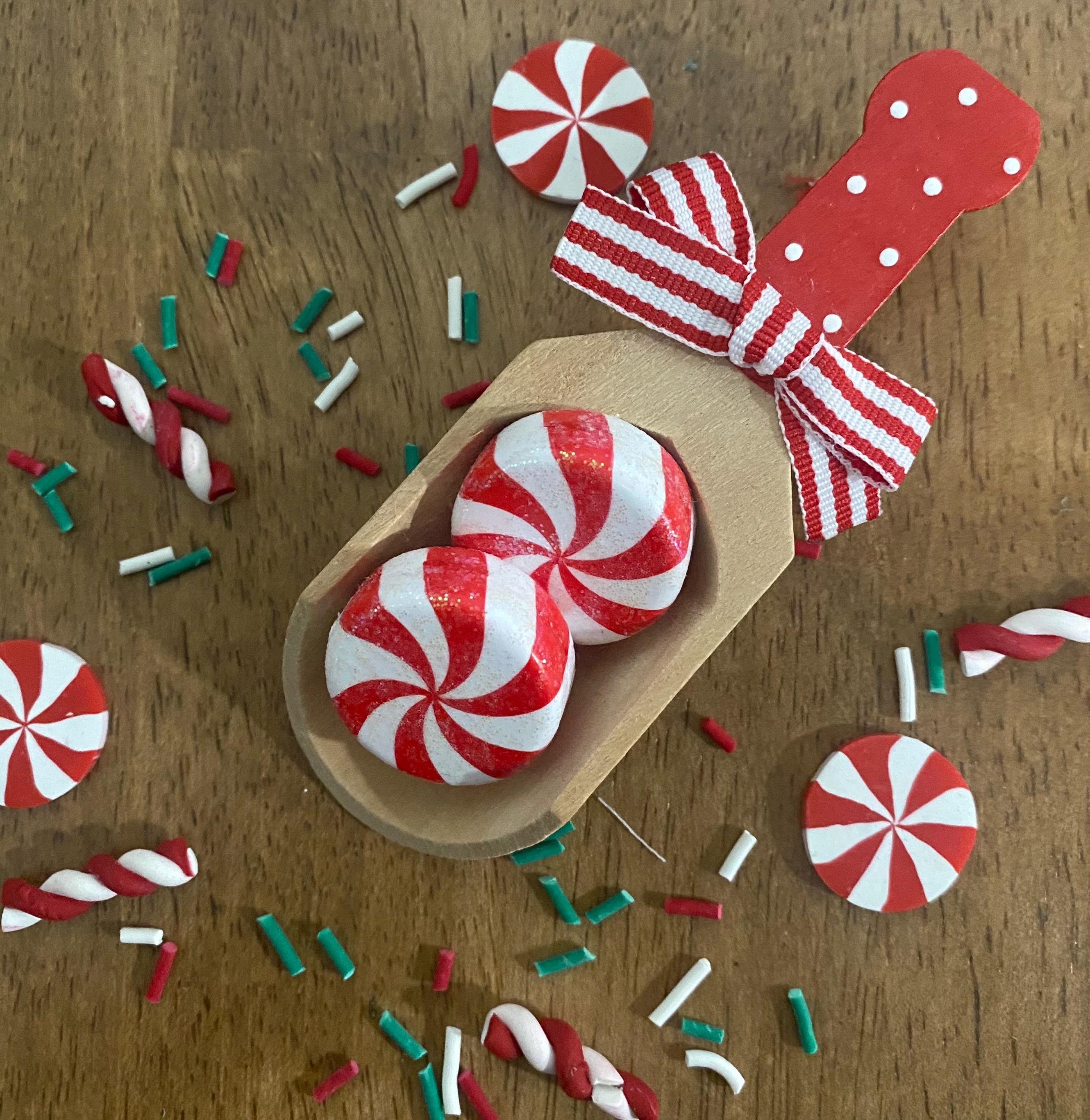 Faux Sprinkle Scoops: Christmas Tiered Tray Decor - Etsy