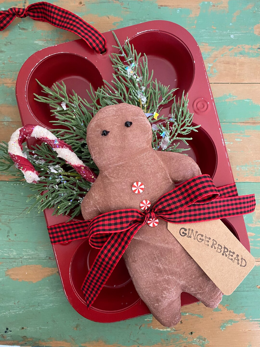 Primitive Gingerbread Decor Christmas Gingerbread / - Etsy