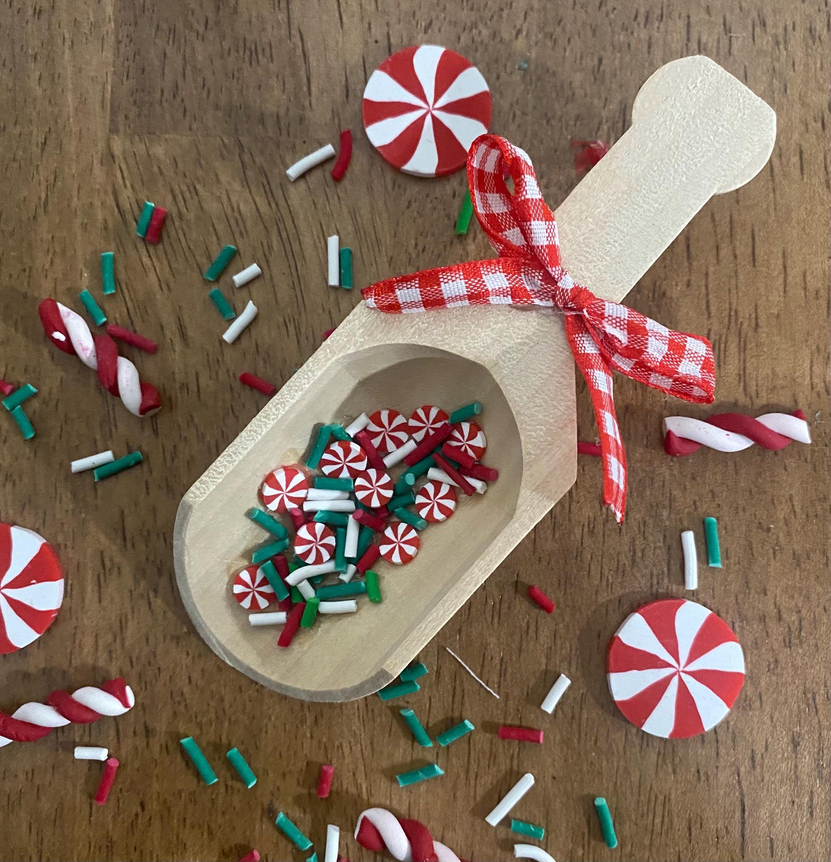 Faux Sprinkle Scoops: Christmas Tiered Tray Decor - Etsy