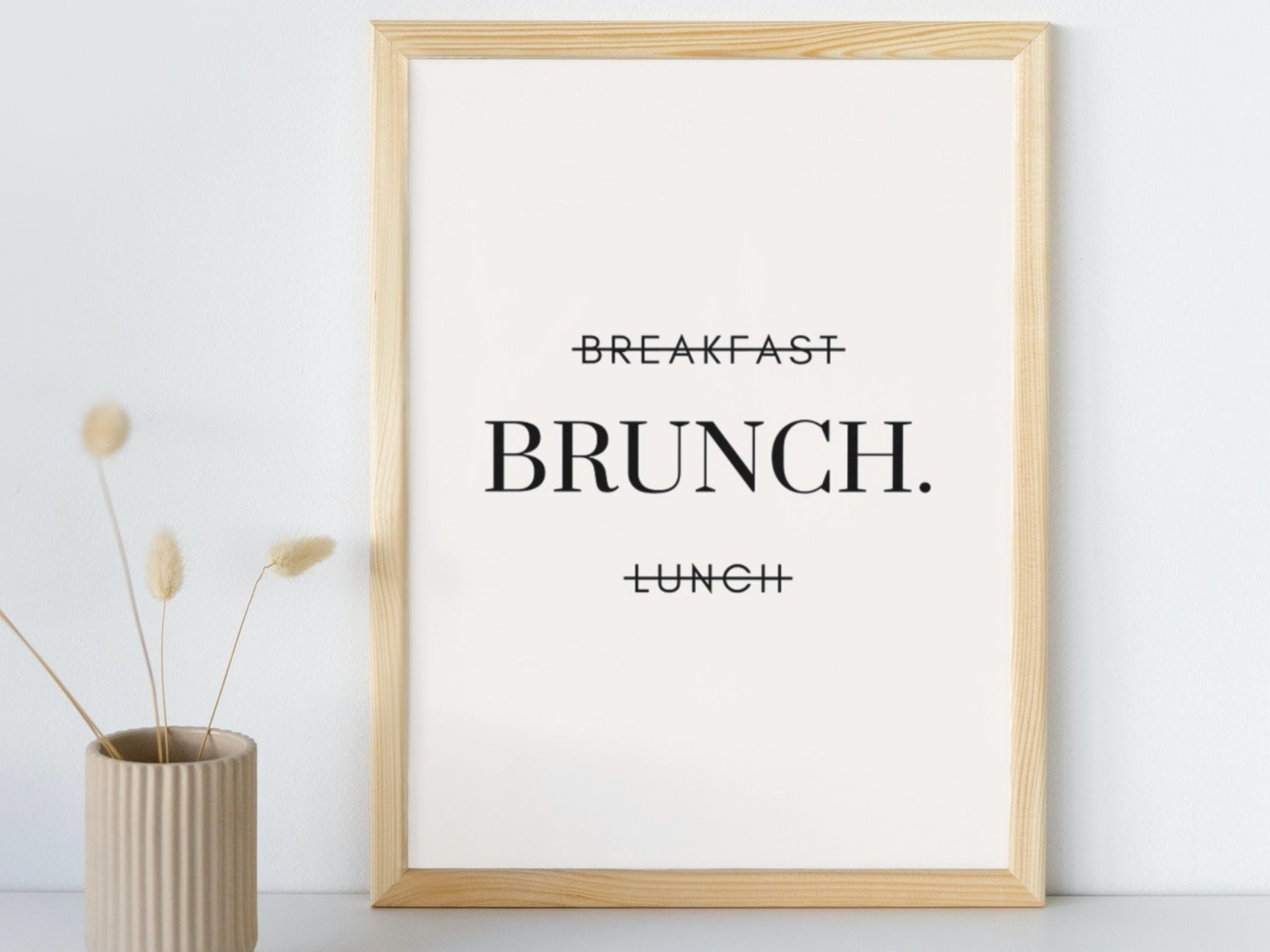 Funny Brunch Poster | Kitchen Decor Png | Funny Wall Decor | Brunch Art ...