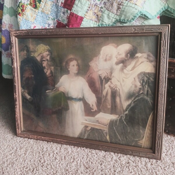 Religious Lithograph - Etsy