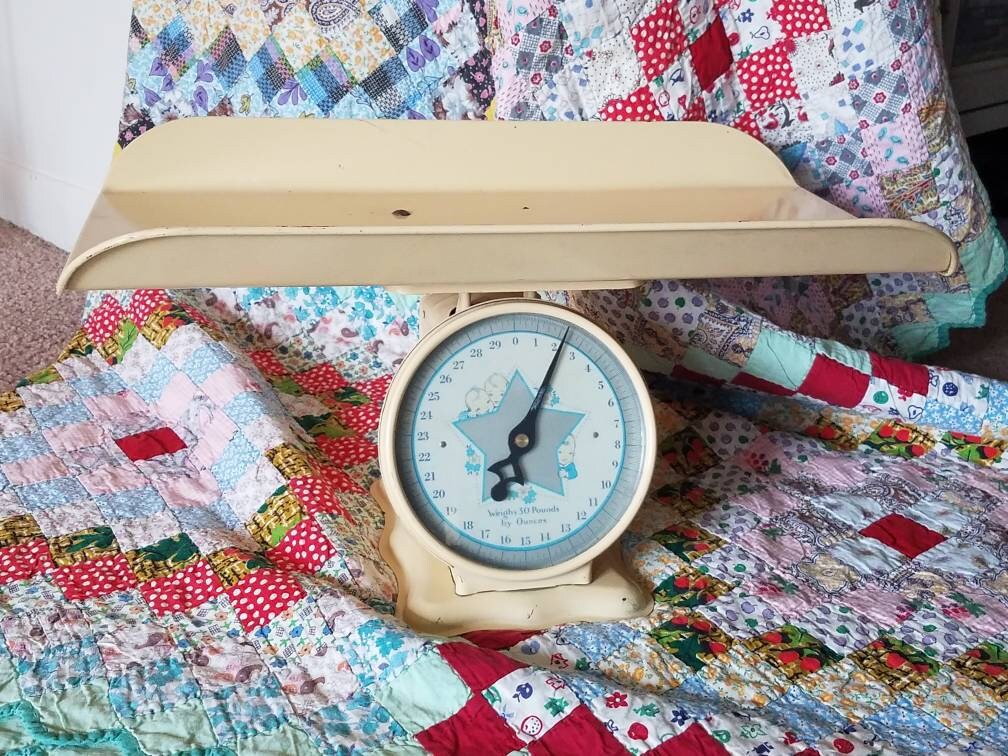 Metal Baby Scale Baby Photo Prop/nursery/baby Shower | Etsy