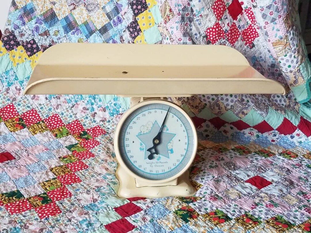 Metal Baby Scale- Baby Photo Prop/nursery/baby Shower Decor/gift Idea ...