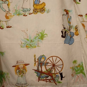 Kitschy Cute Holly Hobby Curtains Springmaid Vintage Mid Century Modern ...