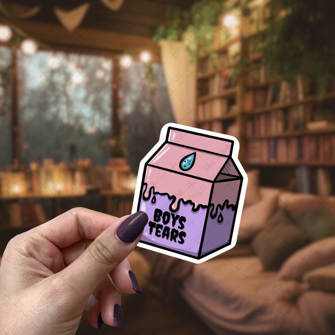 Boys Tears.. Water Resistant Sticker for Kindles, Waterbottles, Fun ...