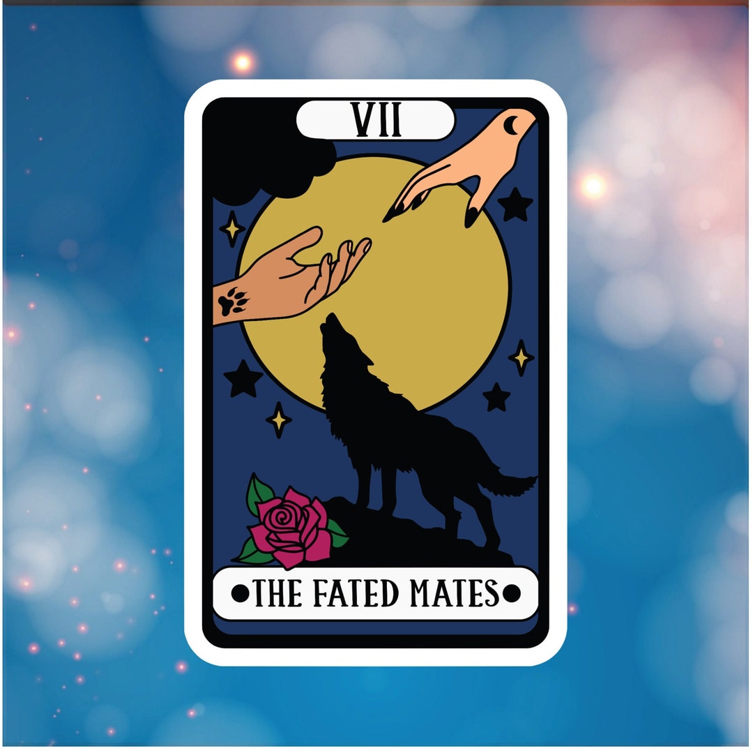 The Fated Mates Book Tarot Card Inspired Water Resistant Vinyl Sticker ...